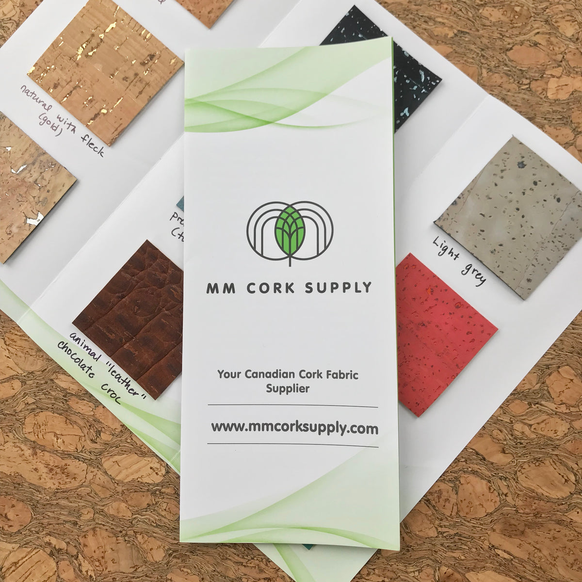 A MM Cork Swatch Card – MM Cork Supply